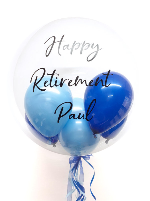 Personalised retirement balloon in a box - Balloons by Celebrations